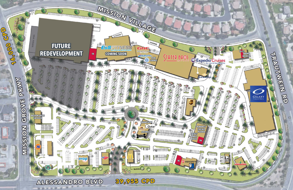 Mission Grove Plaza | Retail for lease in Riverside, California - SRS