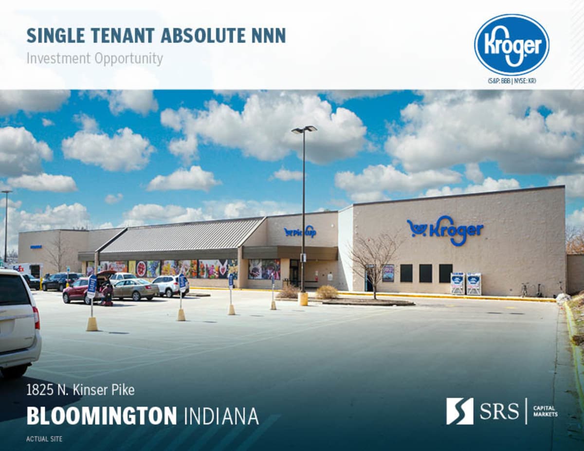 Bloomington, IN - Kroger | Retail investment sale in Bloomington ...
