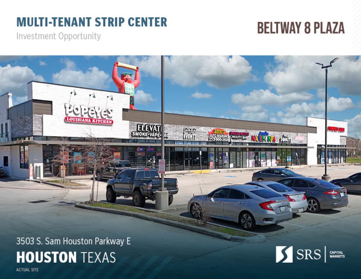 Houston, TX - Popeyes Anchored Strip Center | Retail investment sale in ...