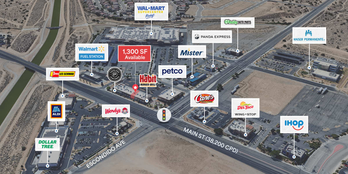 Hesperia Marketplace | Retail for lease in Hesperia, California - SRS