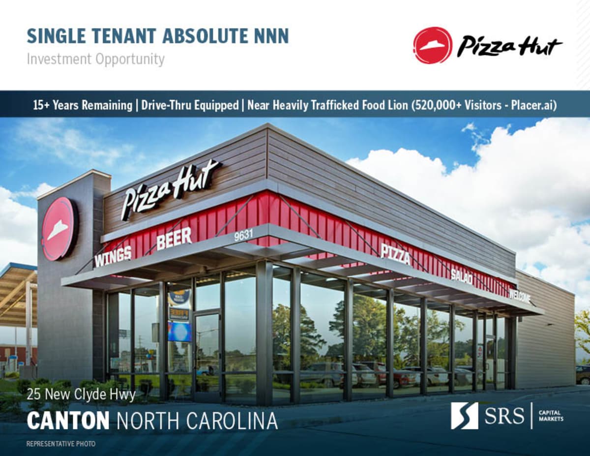 Canton, NC - Pizza Hut | Retail investment sale in Sylva, North ...
