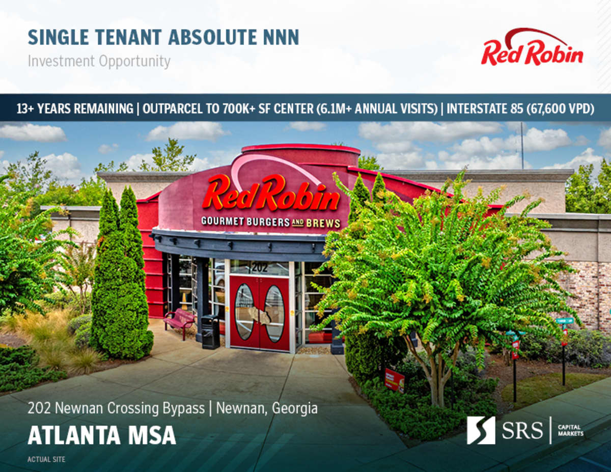 Newnan, GA - Red Robin | Retail investment sale in Newnan, Georgia - SRS