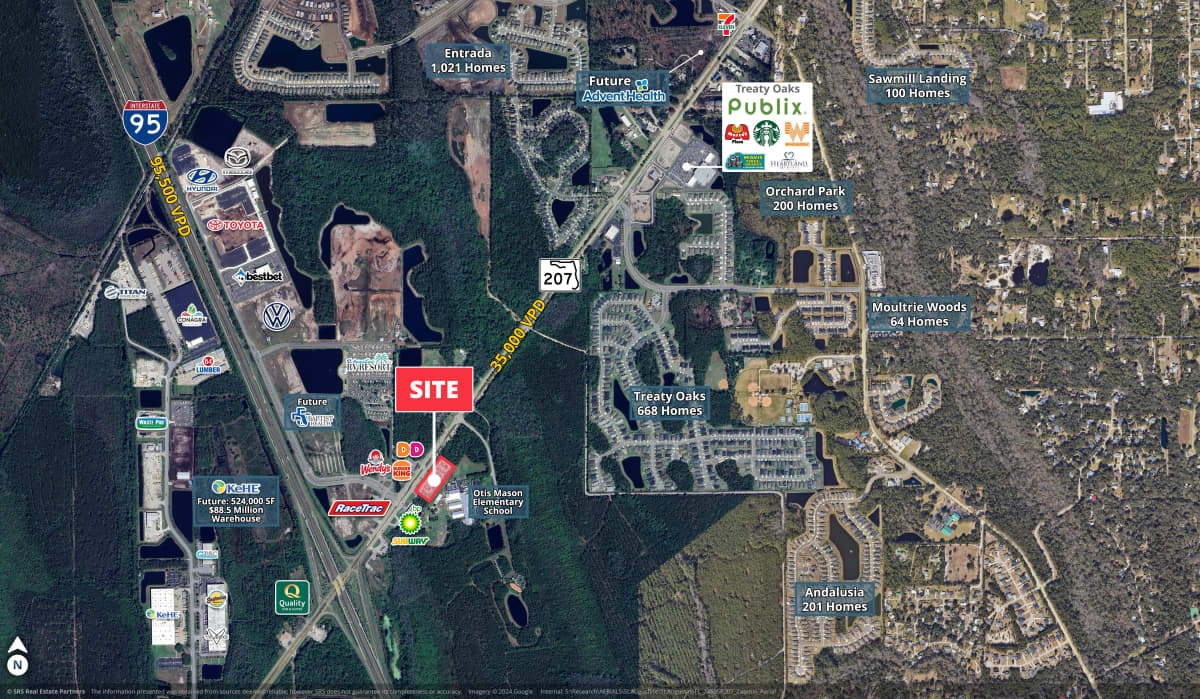 SR-207 Outparcels Available | Land for lease in St Augustine, Florida - SRS