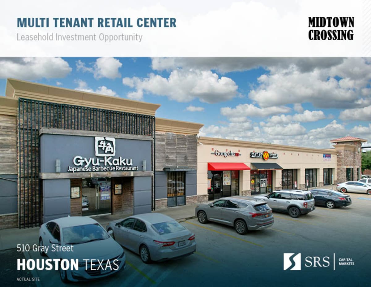 Houston, TX - Midtown Crossing | Retail investment sale in Houston ...