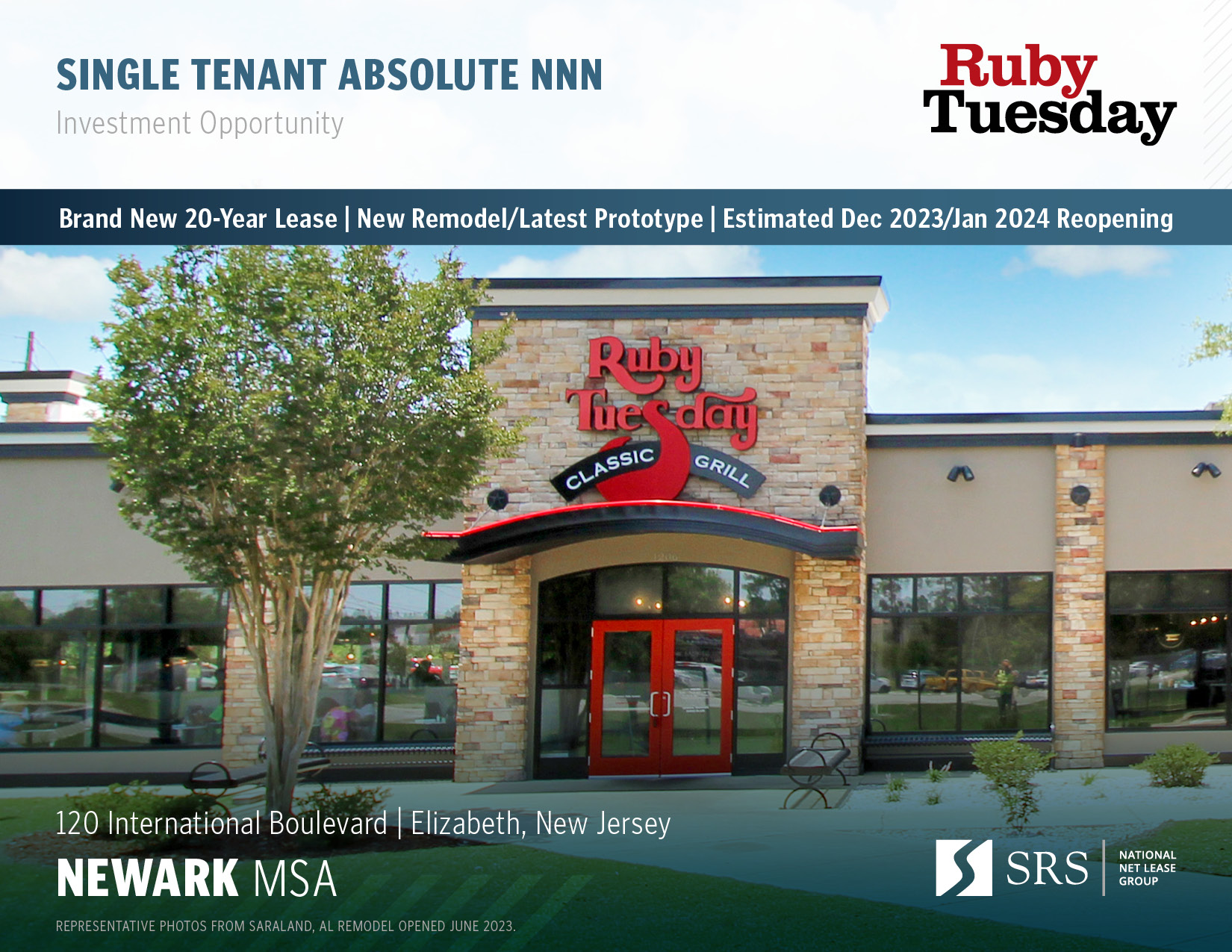 Elizabeth, NJ - Ruby Tuesday | Retail investment sale in Elizabeth, New ...