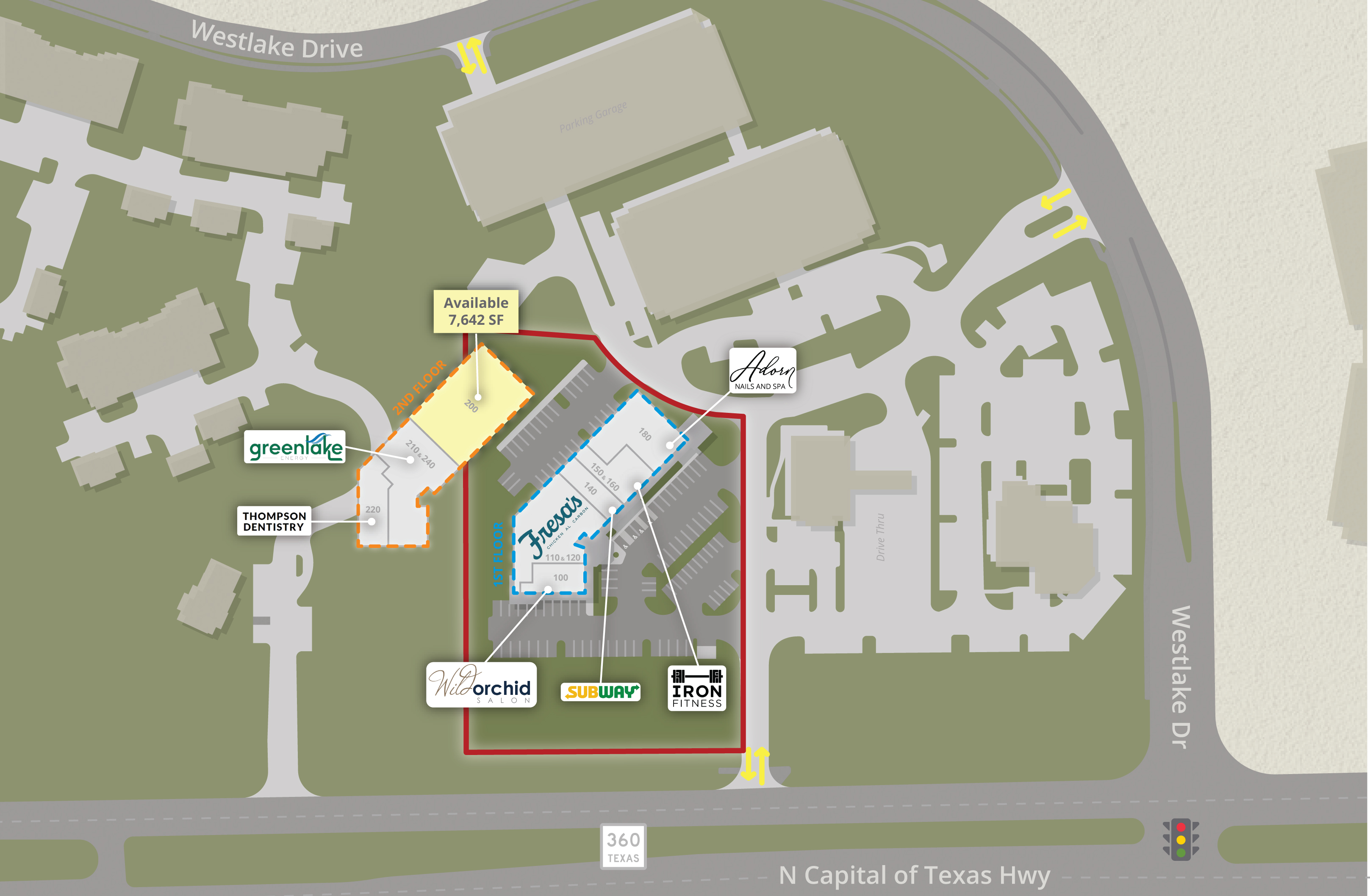 3600 San Clemente Building A | Retail for lease in Austin, Texas - SRS