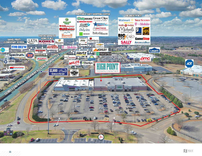 Prattville, AL - High Point Town Center | Retail investment sale in Prattville, Alabama - SRS