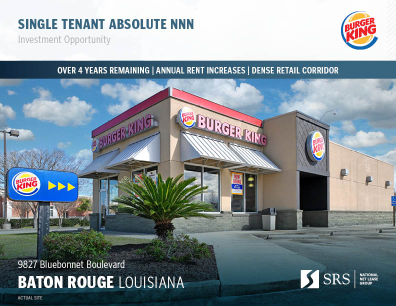 Baton Rouge, LA - Burger King | Retail investment sale in Baton Rouge ...