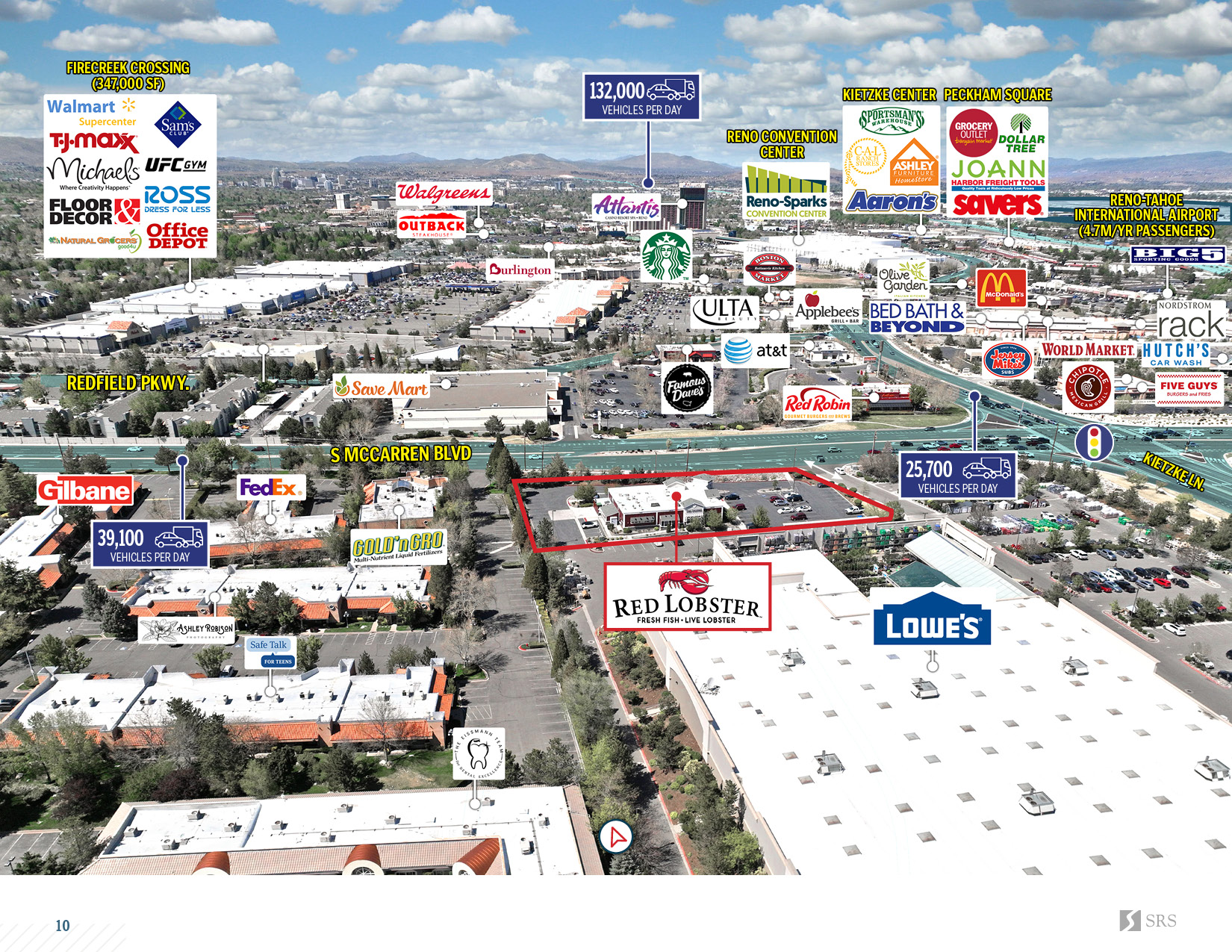 Reno, NV - Red Lobster | Retail investment sale in Reno, Nevada - SRS