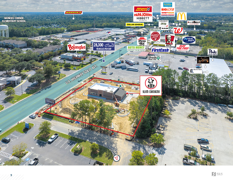 Moncks Corner, SC - Slim Chickens | Retail investment sale in Moncks ...
