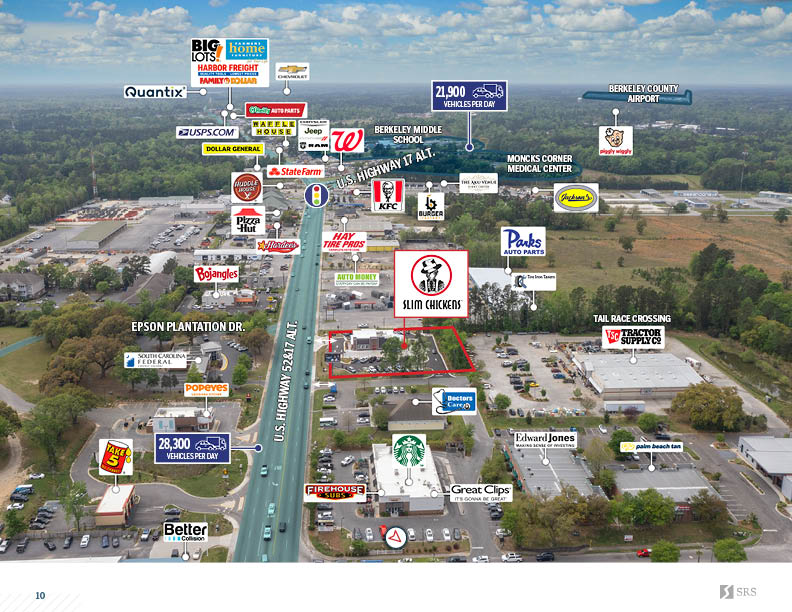 Moncks Corner, SC - Slim Chickens | Retail investment sale in Moncks ...