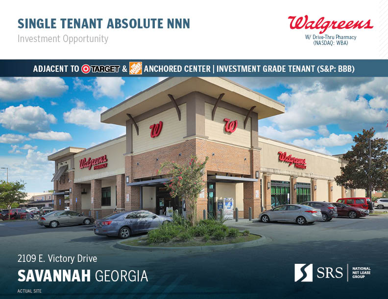 Savannah, GA - Walgreens | Retail investment sale in Savannah, Georgia ...