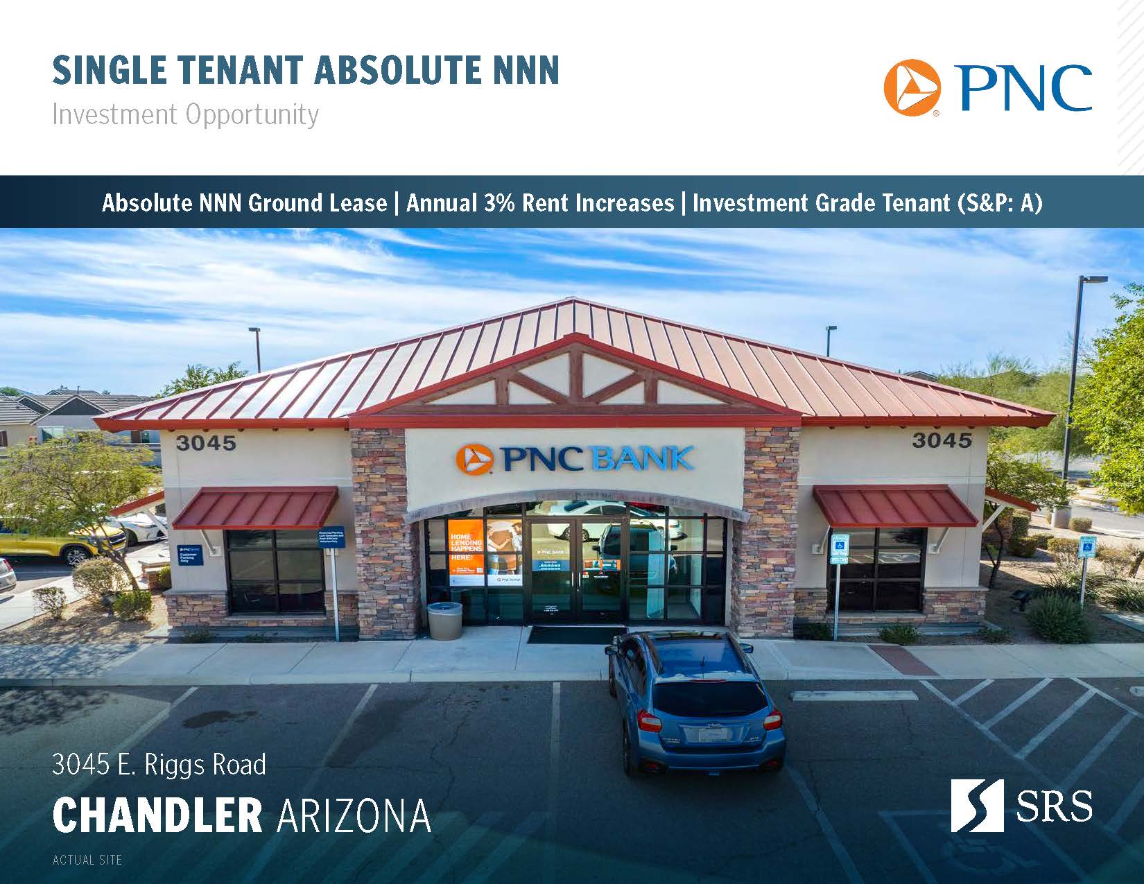 Chandler, AZ - PNC Bank | Retail investment sale in Chandler, Arizona - SRS