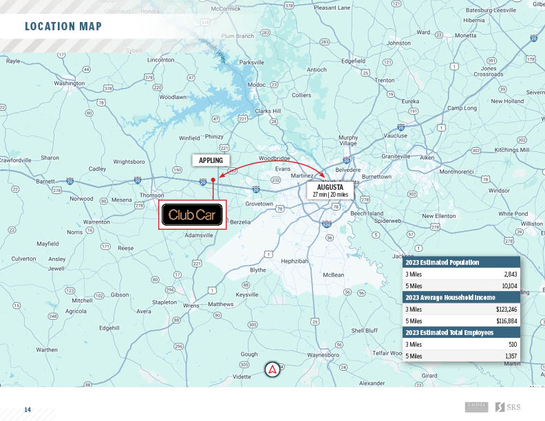 Appling, GA - Club Car | Industrial investment sale in Appling, Georgia ...