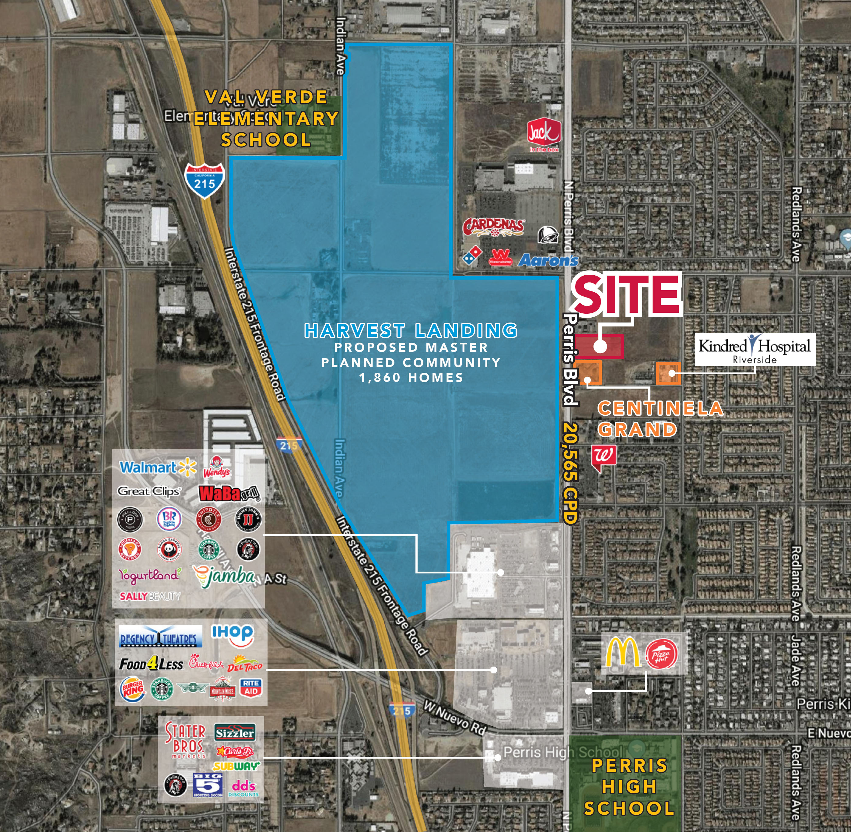 Retail Pads Available | Retail for lease in Perris, California - SRS