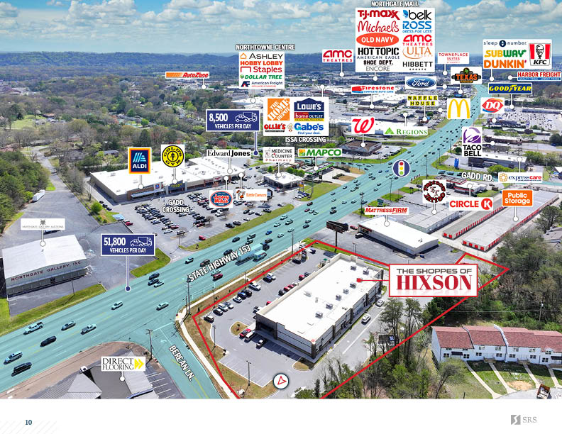 Hixson, TN - The Shoppes of Hixson | Retail investment sale in Hixson ...