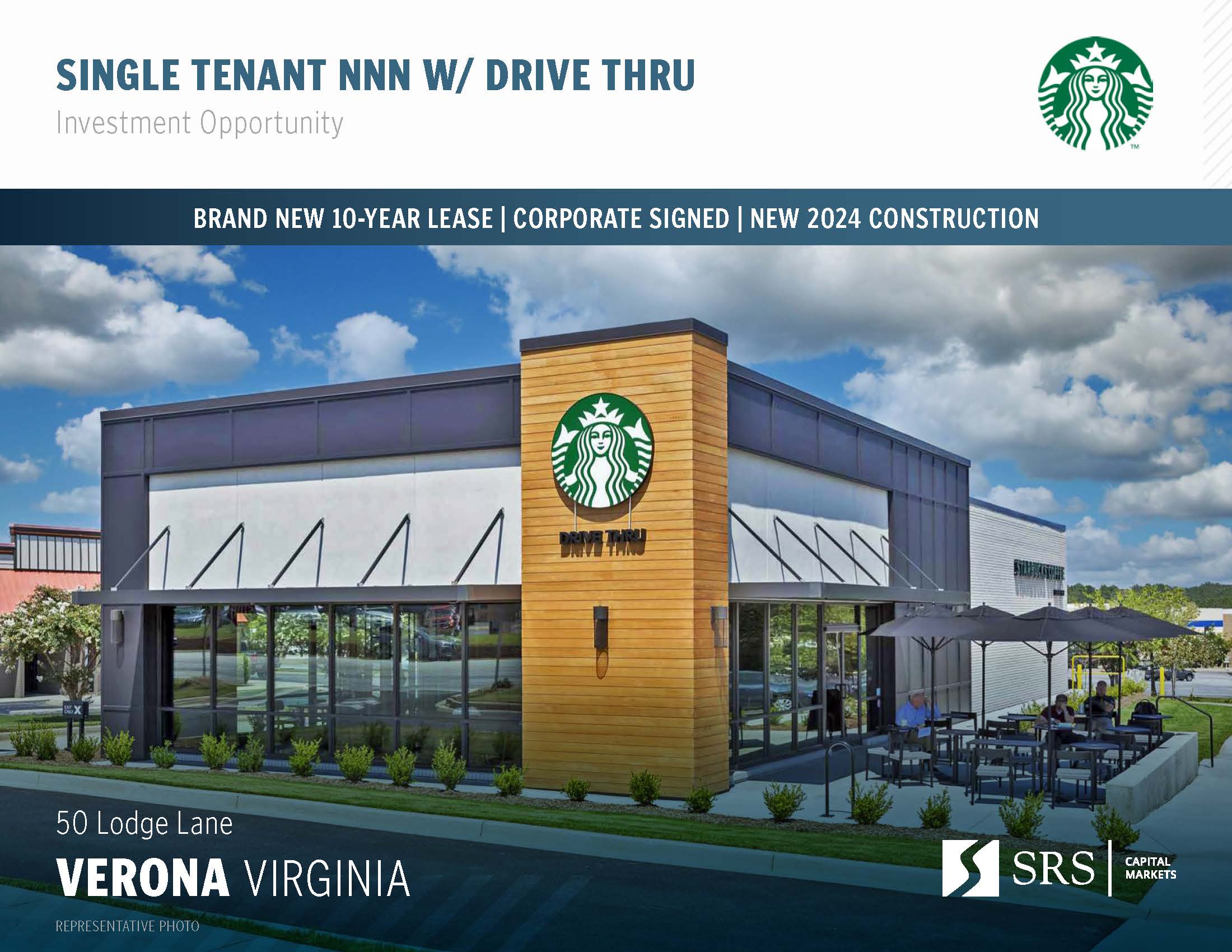 Verona, VA - Starbucks | Retail investment sale in Verona, Virginia - SRS