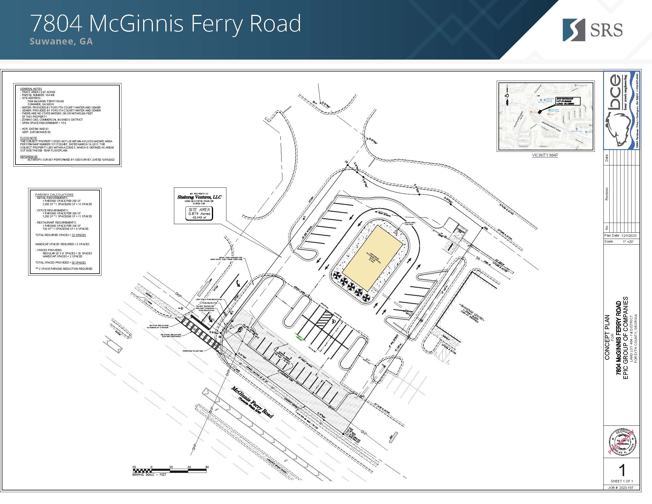 7804 McGinnis Ferry Road | Land for sale or lease in Suwanee, Georgia - SRS