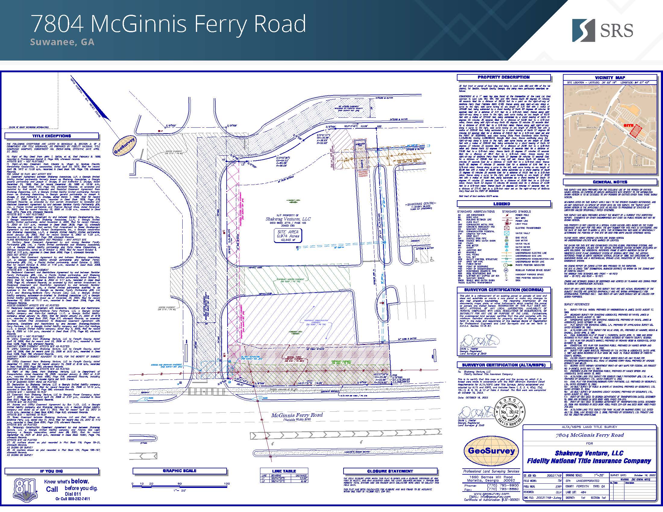 7804 McGinnis Ferry Road | Land for sale or lease in Suwanee, Georgia - SRS