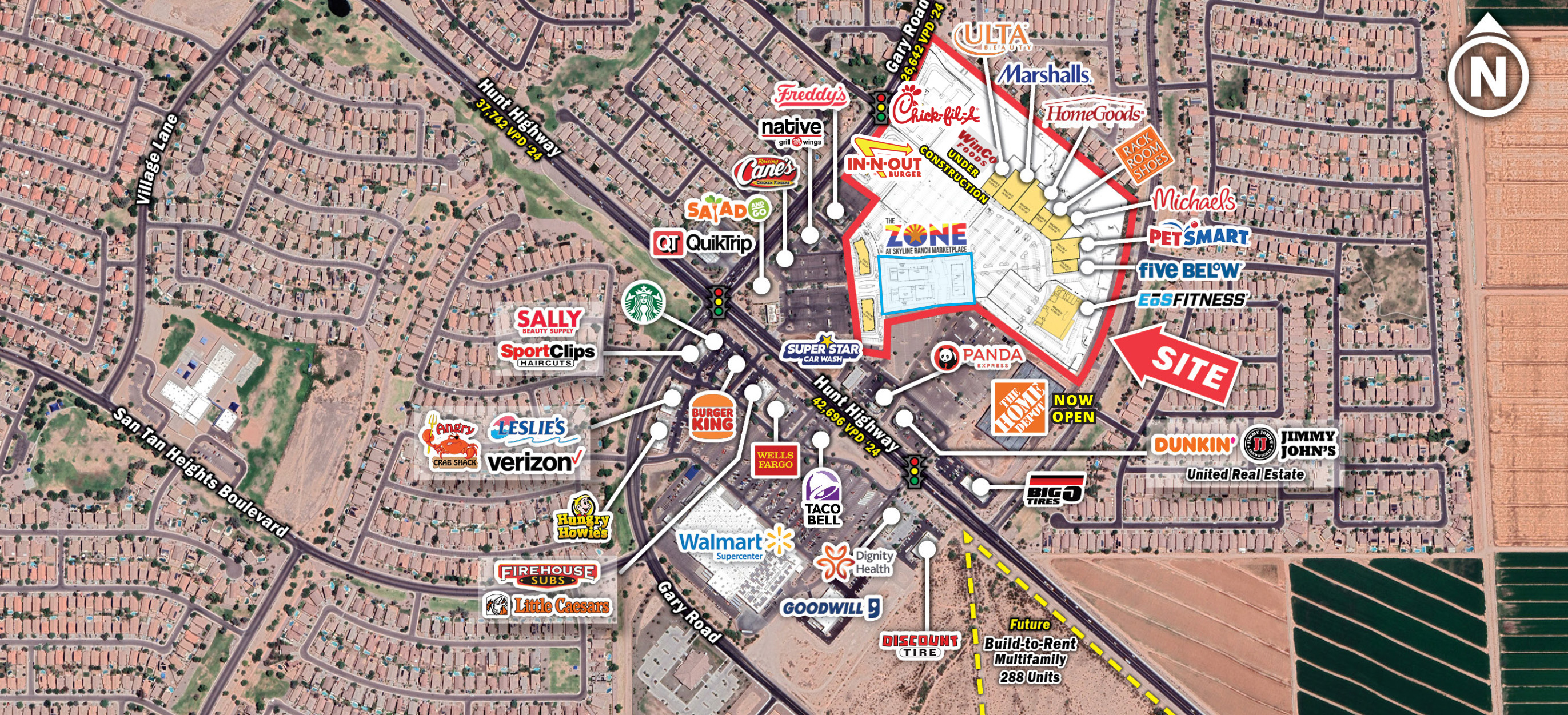 Skyline Ranch Marketplace | Retail for lease in San Tan Valley, Arizona ...