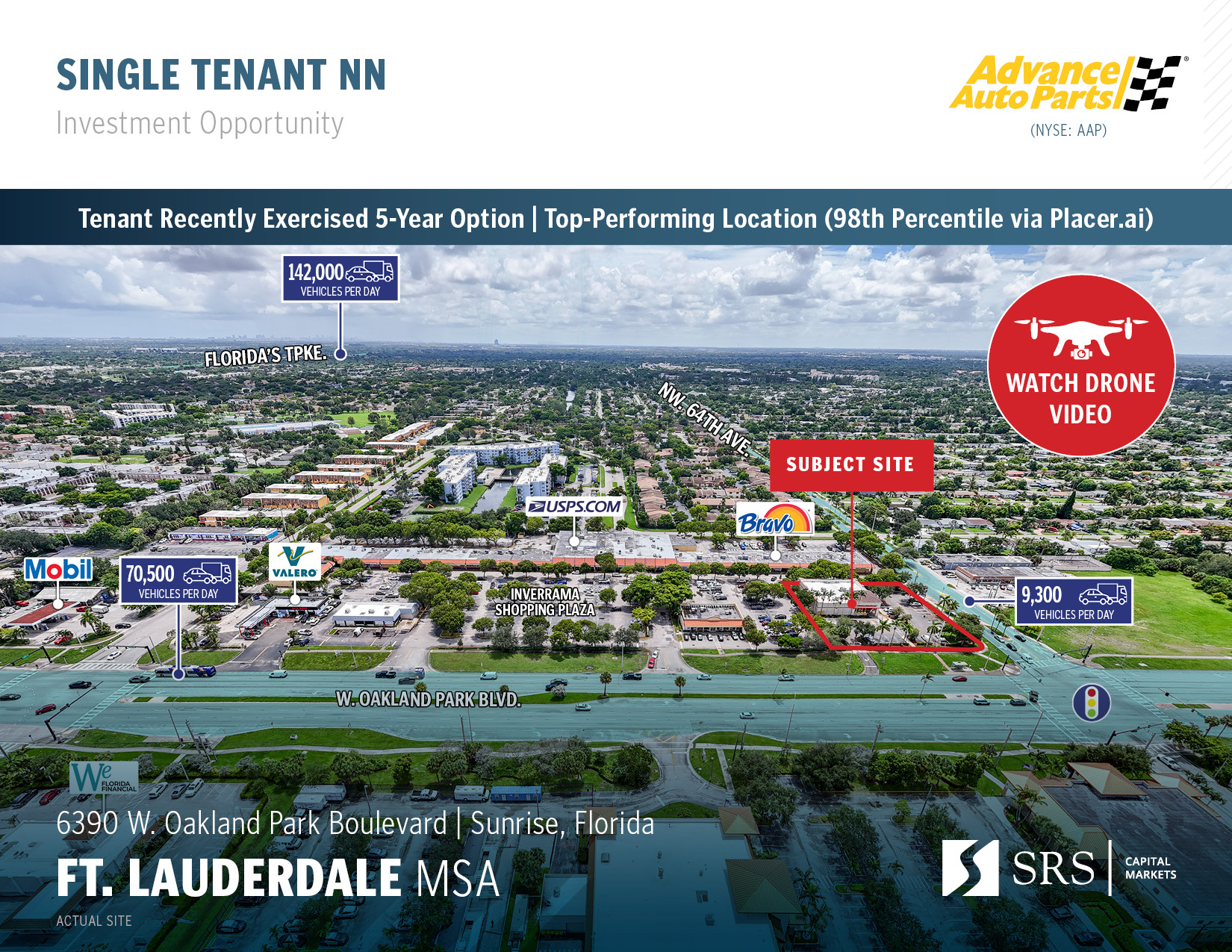 Sunrise, FL - Advance Auto Parts | Retail investment sale in Sunrise ...