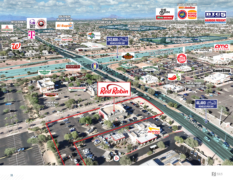 Mesa, AZ - Red Robin | Retail investment sale in Mesa, Arizona - SRS