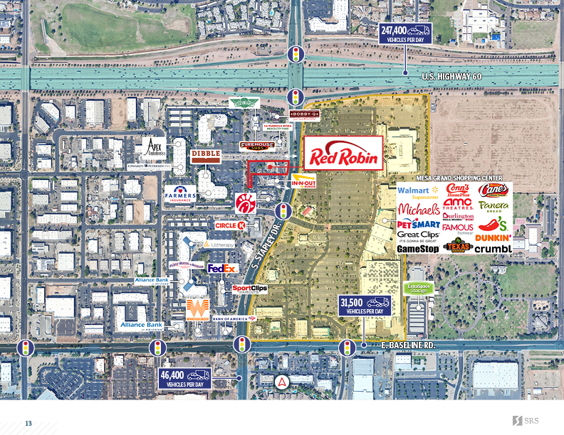 Mesa, AZ - Red Robin | Retail investment sale in Mesa, Arizona - SRS
