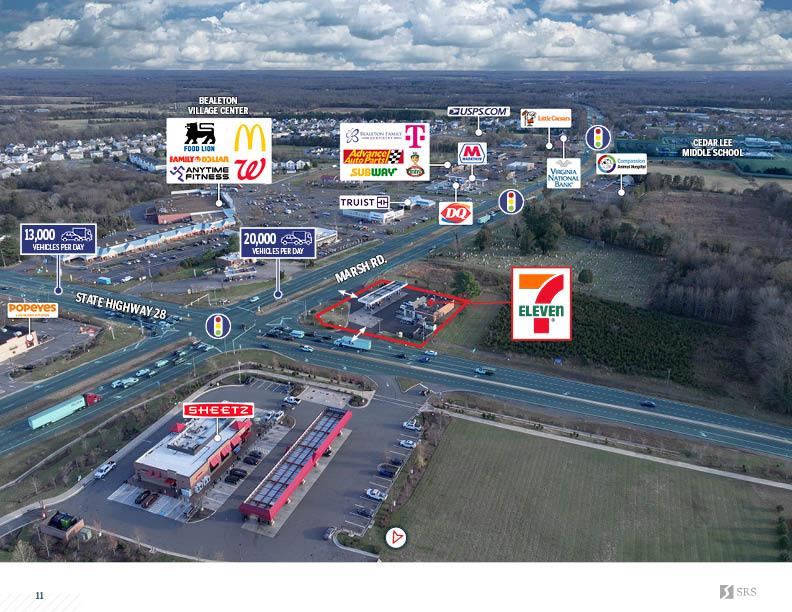 Bealeton, VA - 7-Eleven | Retail investment sale in Bealeton, Virginia ...