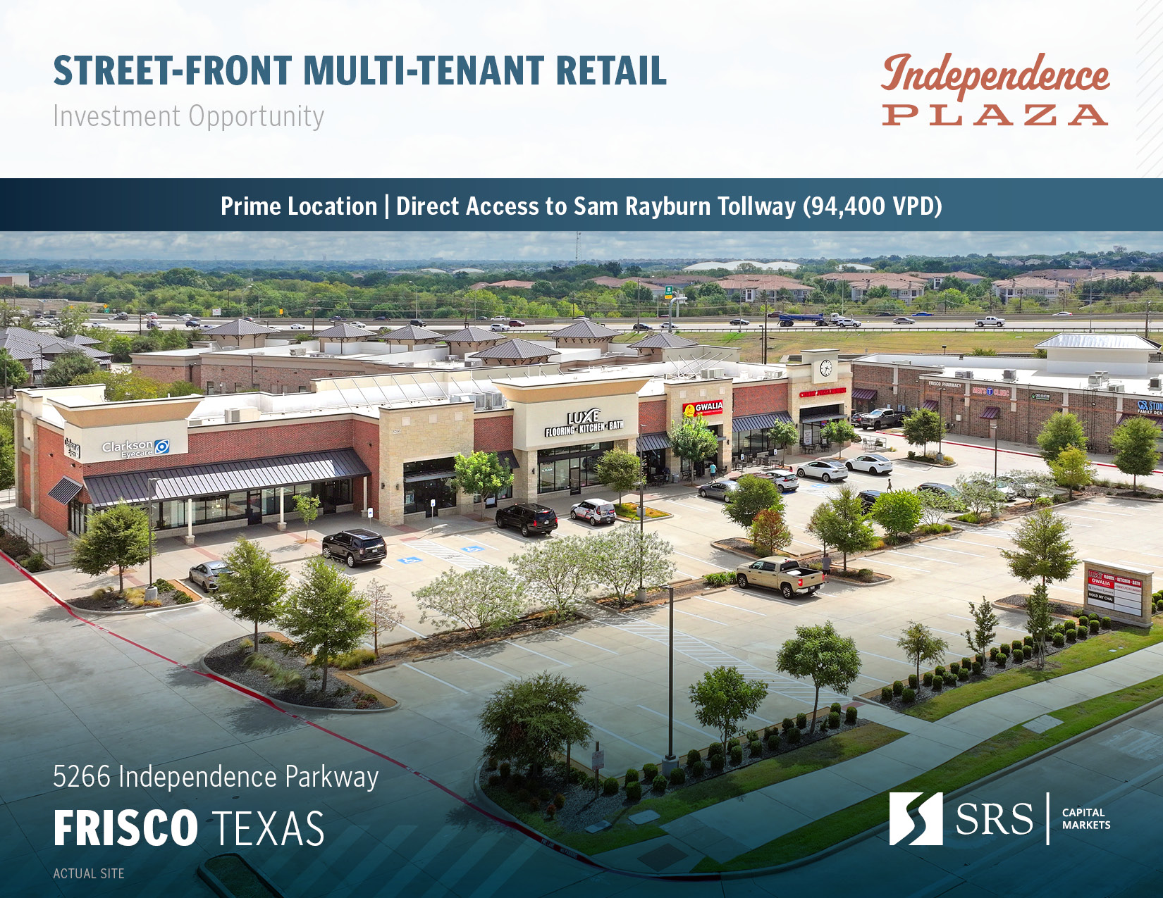 Frisco, TX - Independence Plaza | Retail investment sale in Frisco ...