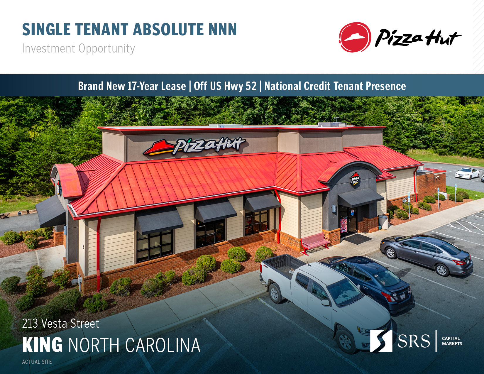 King, NC - Pizza Hut | Retail investment sale in King, North Carolina - SRS