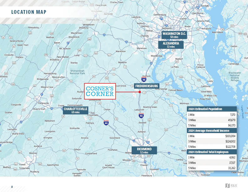 Fredericksburg, VA - Cosner's Corner | Retail investment sale in ...