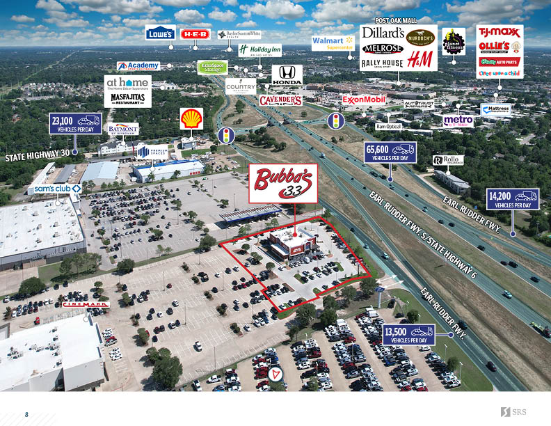 College Station, TX - Bubba's | Retail investment sale in College ...
