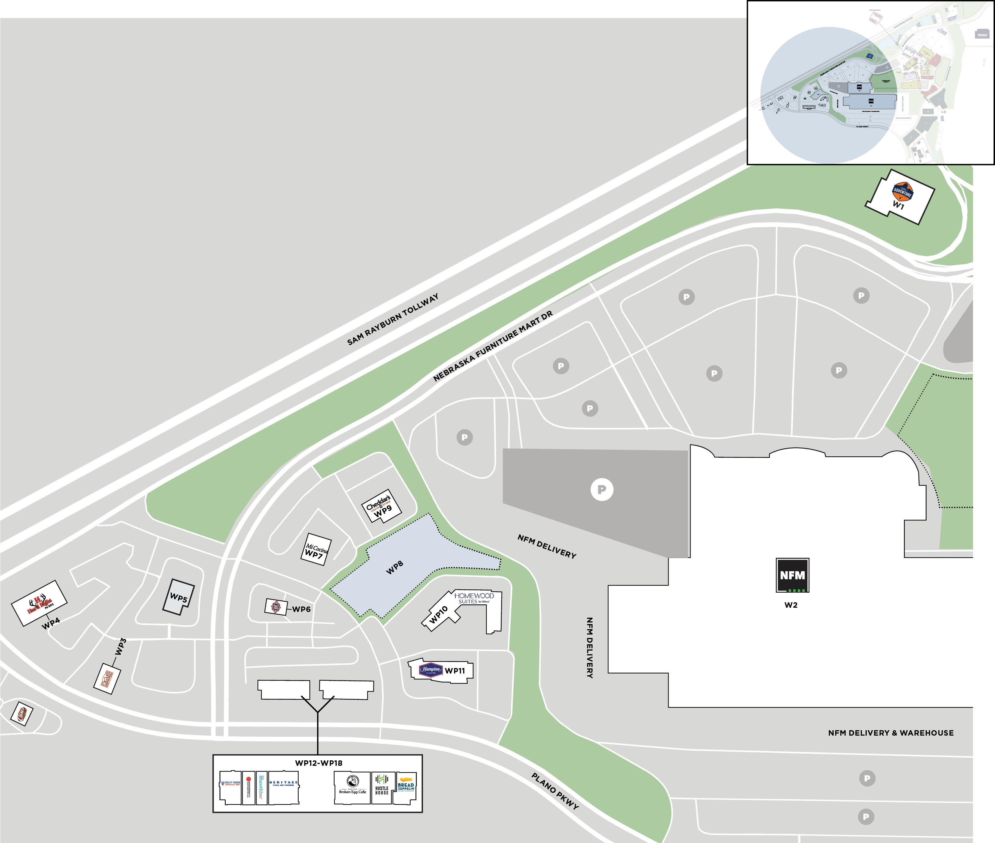Grandscape Site Plan - West Pads - SRS