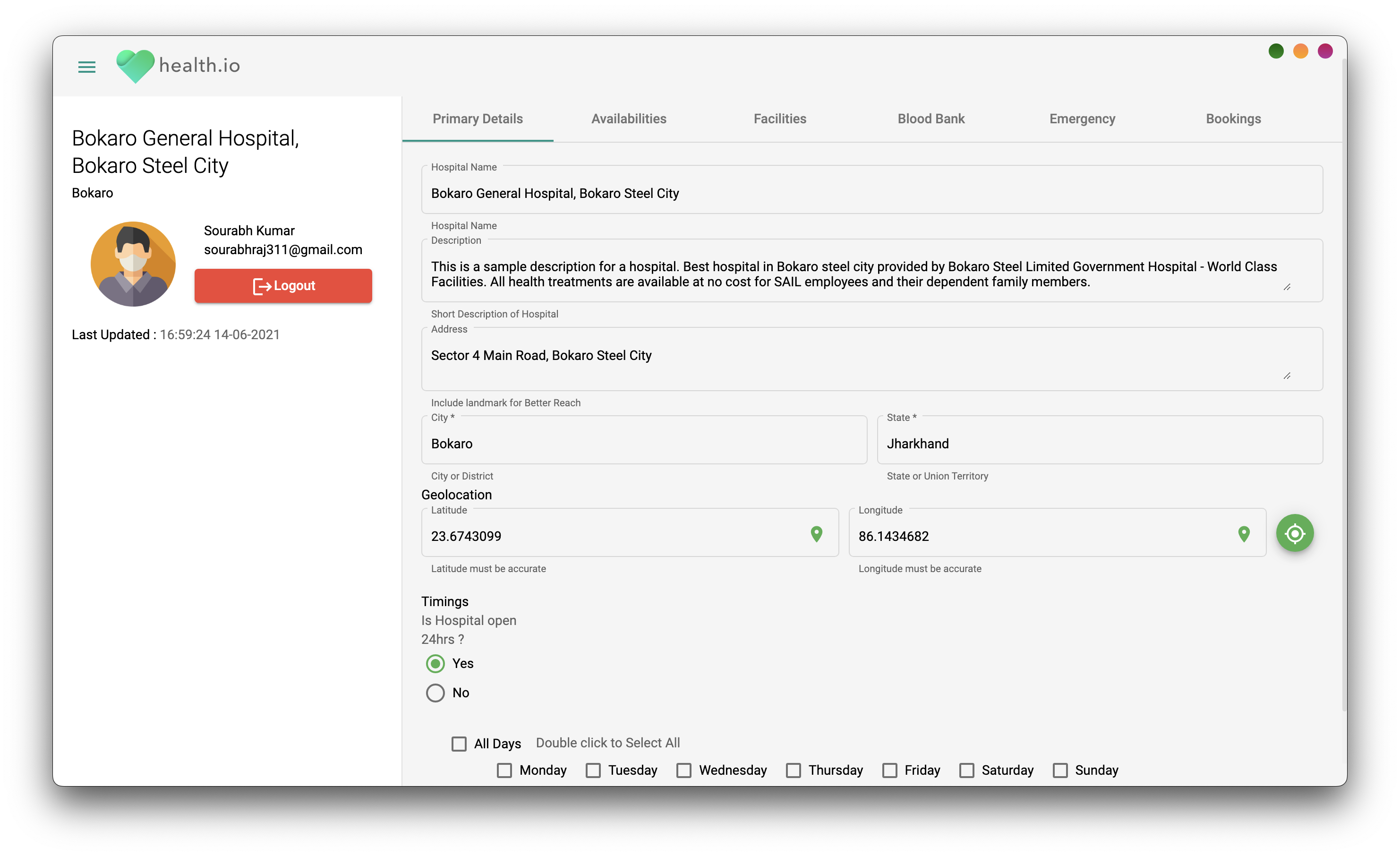 GitHub - srvraj311/health-io-hospital: This repository contains the application for Project ...