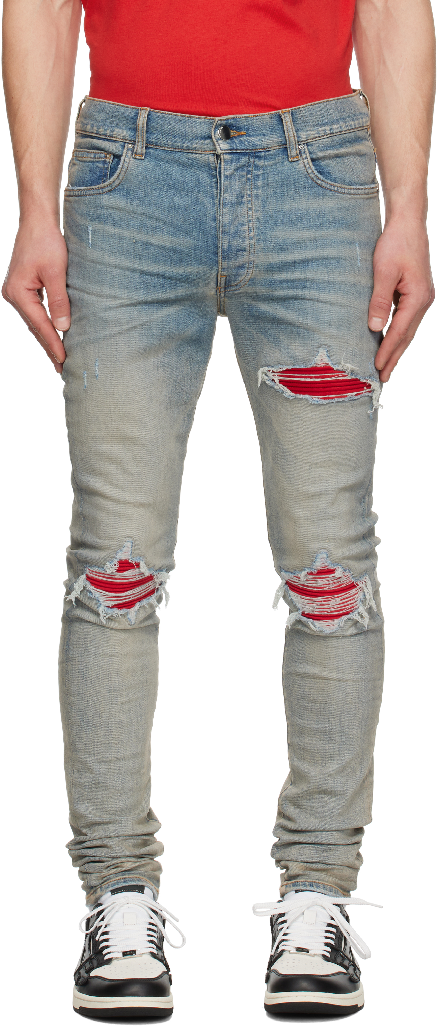 AMIRI Blue MX1 Jeans - Jeans - Free Shipping - BeyondStyle AMIRI Blue MX1 Jeans - Jeans - Free Shipping - BeyondStyle