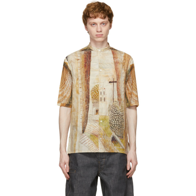 Lemaire Multicolor Martín Ramírez Printed Short Sleeve Shirt Lemaire Multicolor Martín Ramírez Printed Short Sleeve Shirt