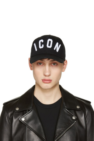 Dsquared2: Black Icon Cap | SSENSE