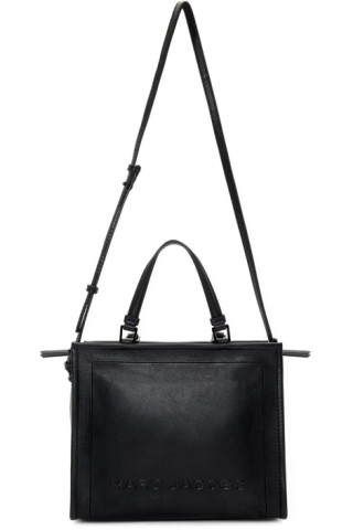 Marc Jacobs: Black 'The Box' Shopper Bag | SSENSE