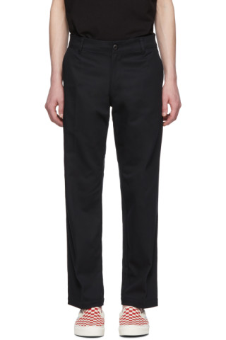 Noon Goons: Black Club Trousers | SSENSE UK