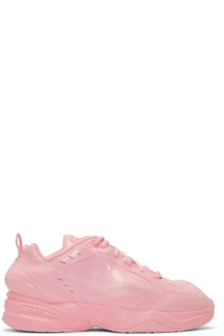 NikeLab: Pink Martine Rose Edition Air Monarch IV Sneakers | SSENSE UK