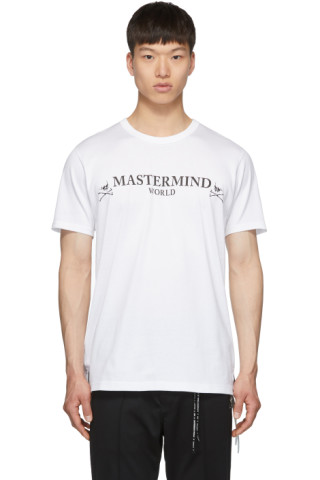 mastermind WORLD: White Logo T-Shirt | SSENSE