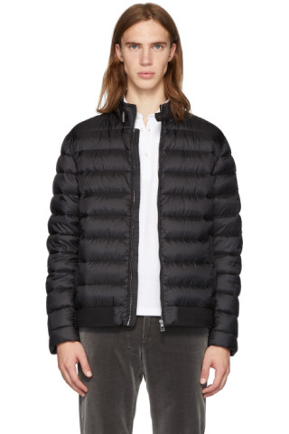 Belstaff: Black Down Circuit Jacket | SSENSE