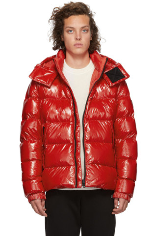 BOSS: Red Down Domar Jacket | SSENSE UK