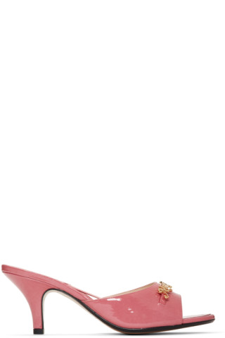 Marc Jacobs: Pink New York Magazine Edition 'The Mule' Sandals | SSENSE