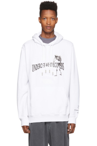 Off-White: White Undercover Edition Skeleton RVRS Arrows Hoodie ...