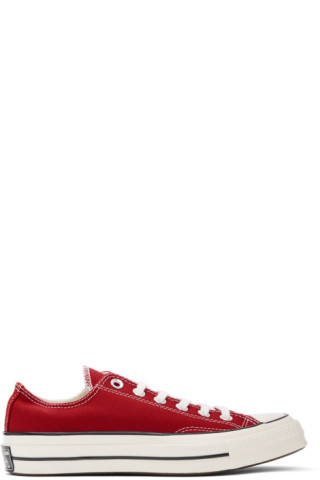 Converse: Red Chuck 70 Low Sneakers | SSENSE