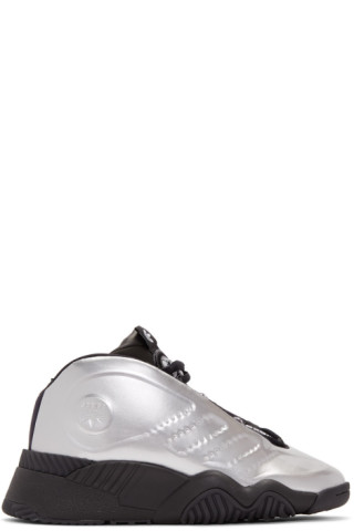 adidas Originals by Alexander Wang: Silver Futureshell Sneakers | SSENSE