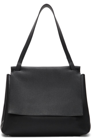 The Row: Black Sidekick Two Top Handle Bag | SSENSE