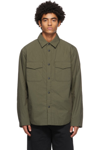rag & bone: Green M42 Jack Shirt Jacket | SSENSE UK
