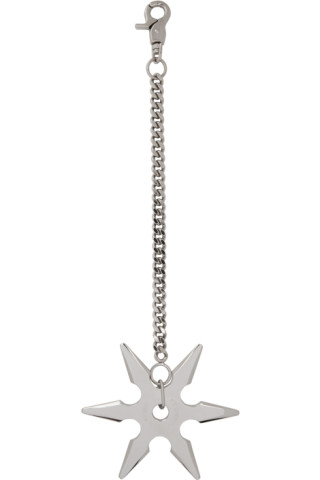 VETEMENTS: Silver Star Keychain | SSENSE Canada